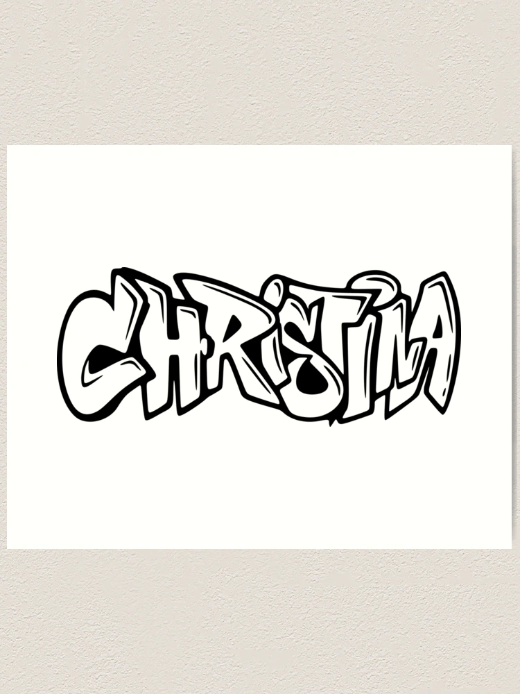 Christina In Graffiti Letters