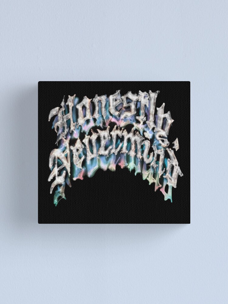 "drake - honestly, nevermind (album cover logo)" Canvas Print for Sale ...