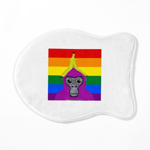 "Gorilla Tag Pride Gorilla - Pride Gorilla Tag Logo" Pet Mat for Sale ...