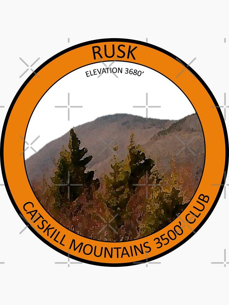 "Rusk Mountain Patch" Sticker for Sale by Kongiferd | Redbubble