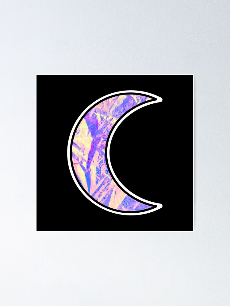 "Holo Moon" Poster for Sale by antevasinart | Redbubble