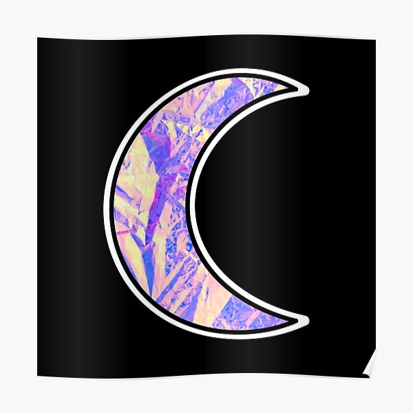 "Holo Moon" Poster for Sale by antevasinart | Redbubble