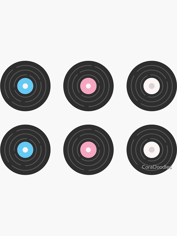 "Subtle Transgender Flag" Sticker for Sale by CoraDoodles | Redbubble