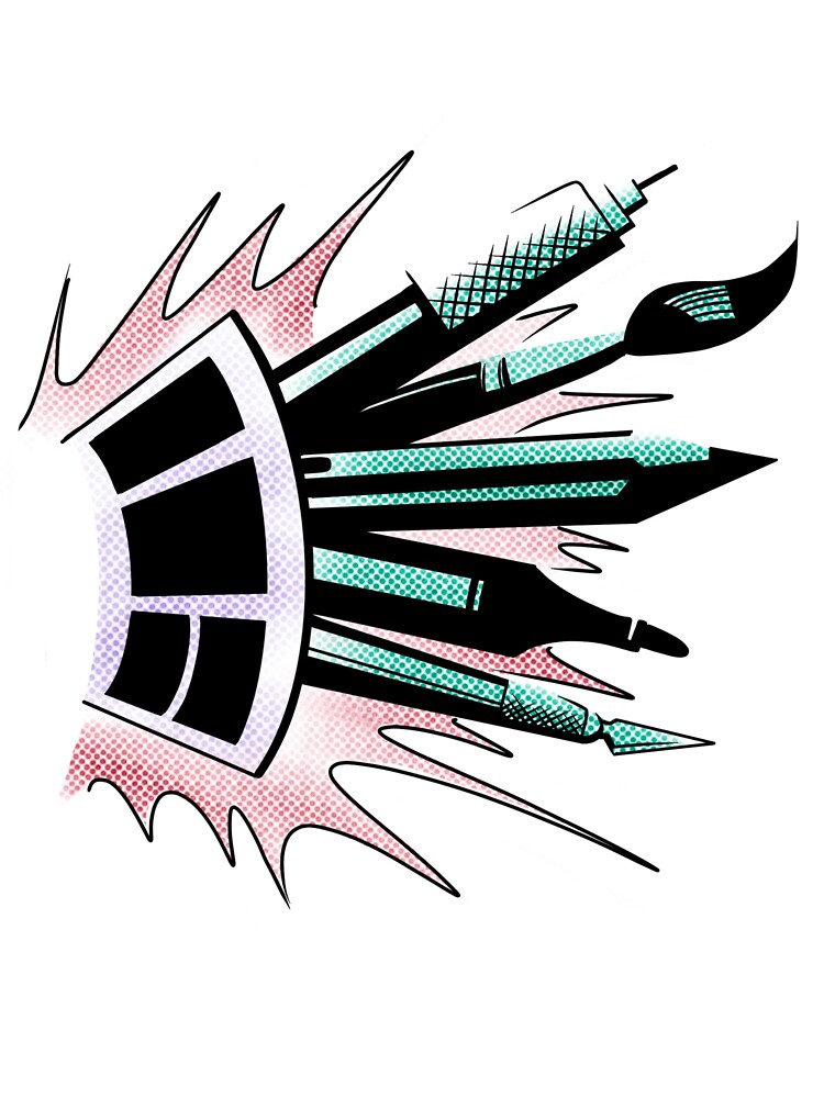 "Tools of creation" Sticker for Sale by Coniarts | Redbubble