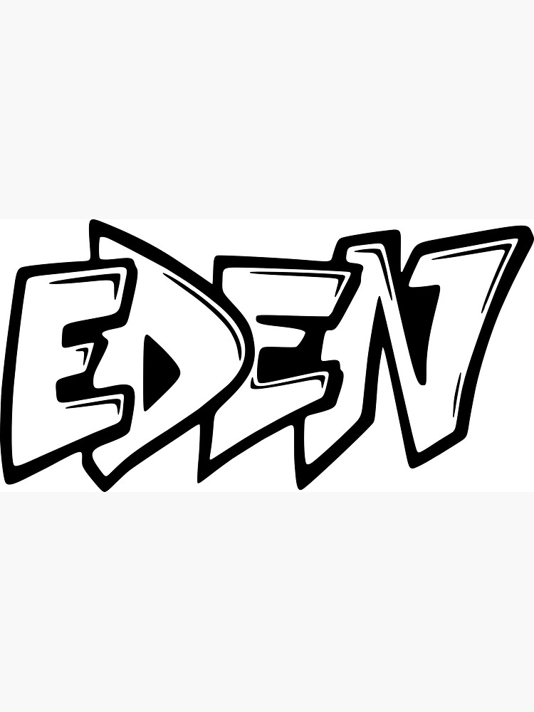 "Eden - Graffiti Name Design" Sticker for Sale by NameThatShirt | Redbubble