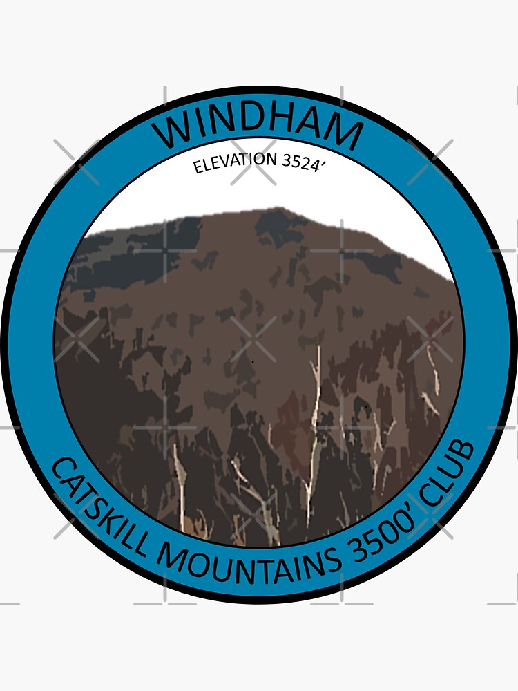 "Windham Mountain Patch" Sticker by Kongiferd | Redbubble