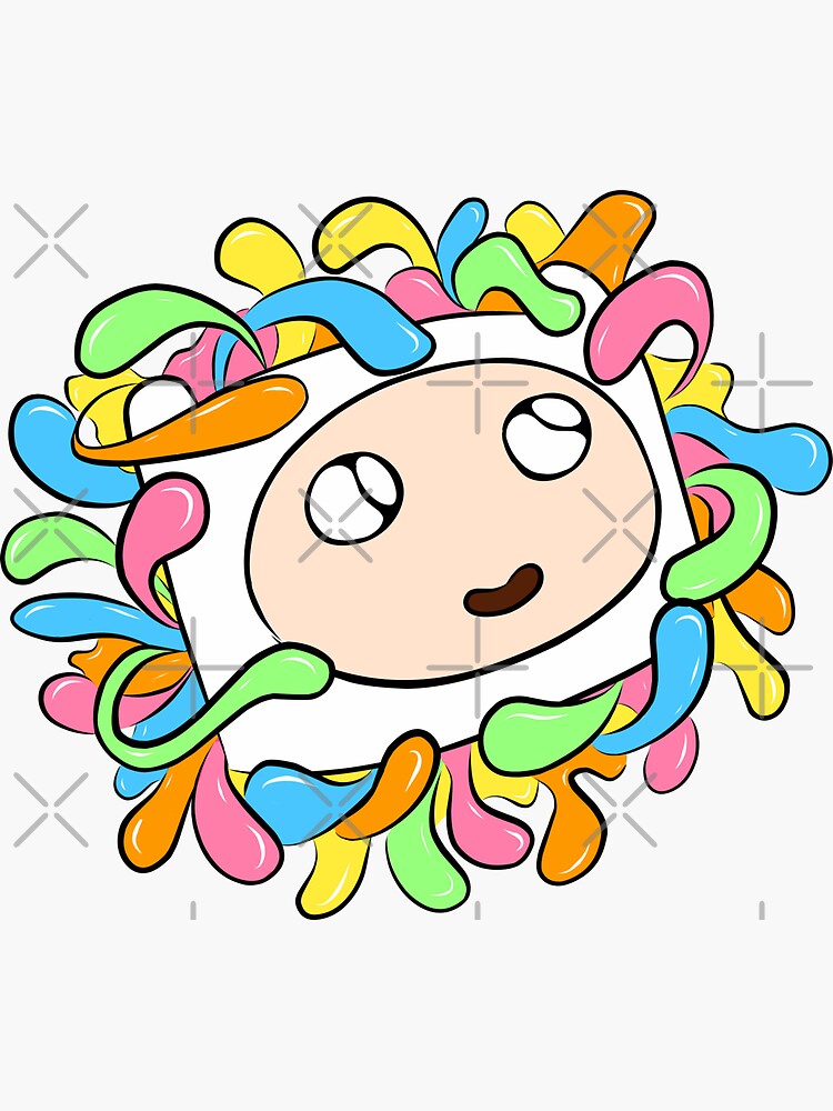 "Adventure Time Finn - Dream" Sticker for Sale by Pixet | Redbubble