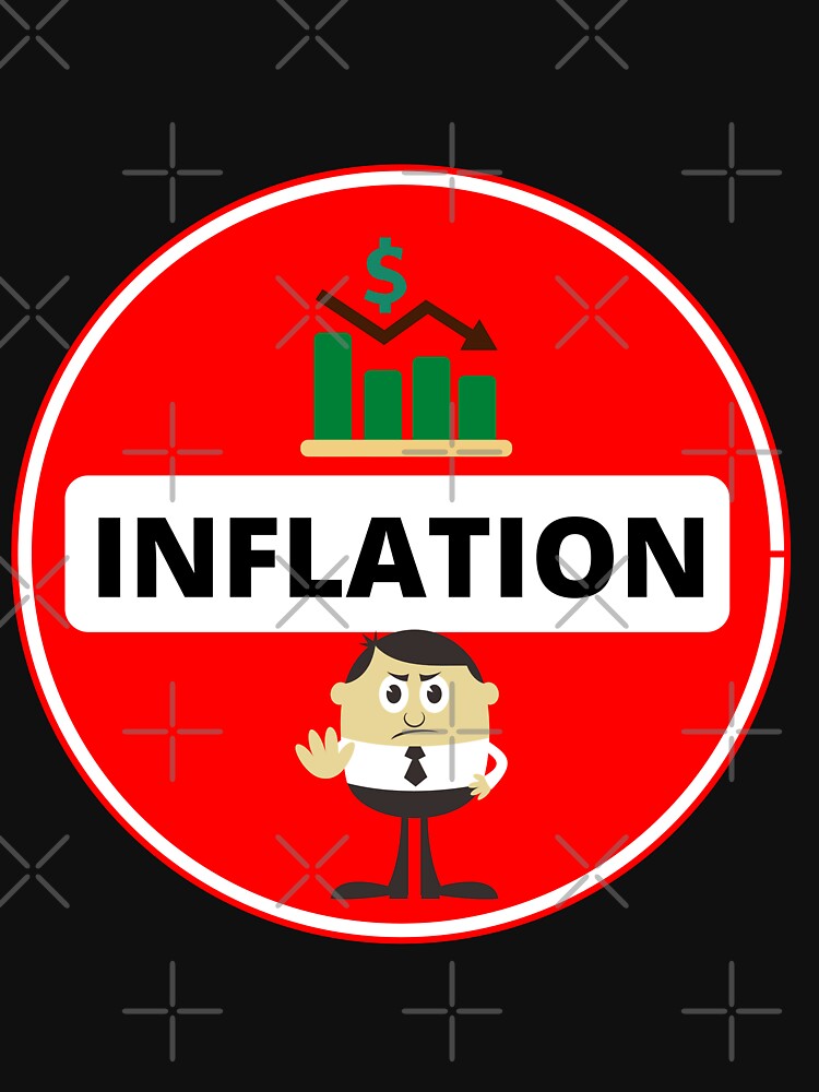 "Stop Inflation Red Economic Recession Stop Sign" T-shirt by silviaol ...