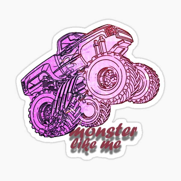 "monster like me" Sticker for Sale by youyoshop | Redbubble