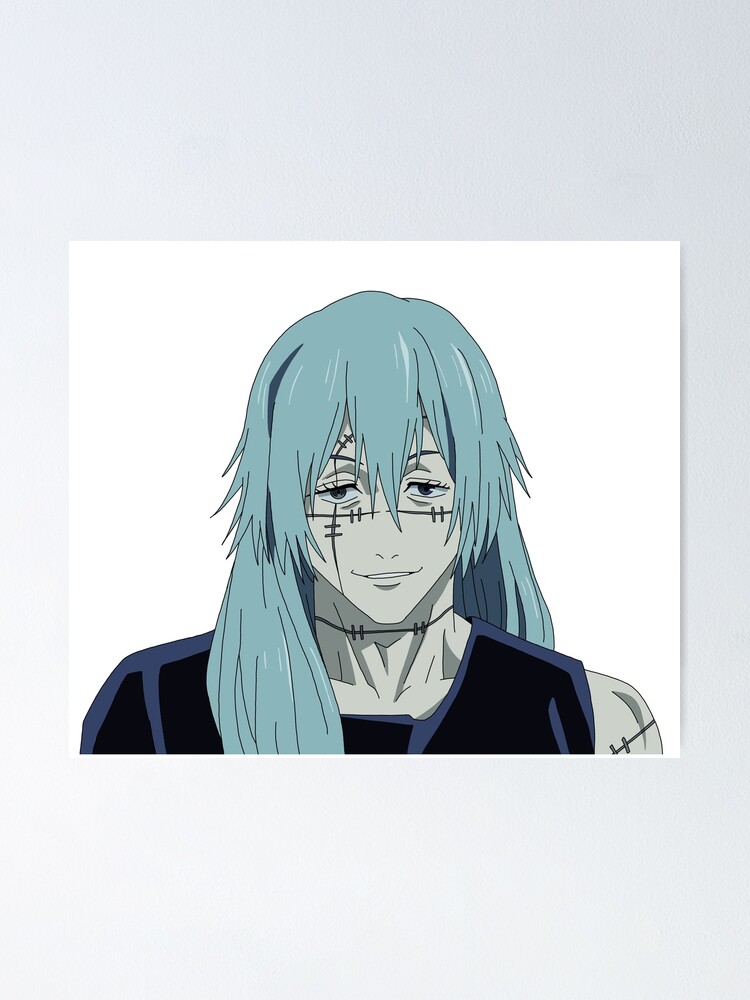 "Mahito - Jujutsu Kaisen" Poster for Sale by lizstudies | Redbubble