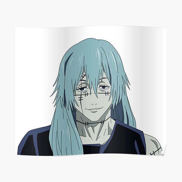 "Mahito - Jujutsu Kaisen" Poster for Sale by lizstudies | Redbubble