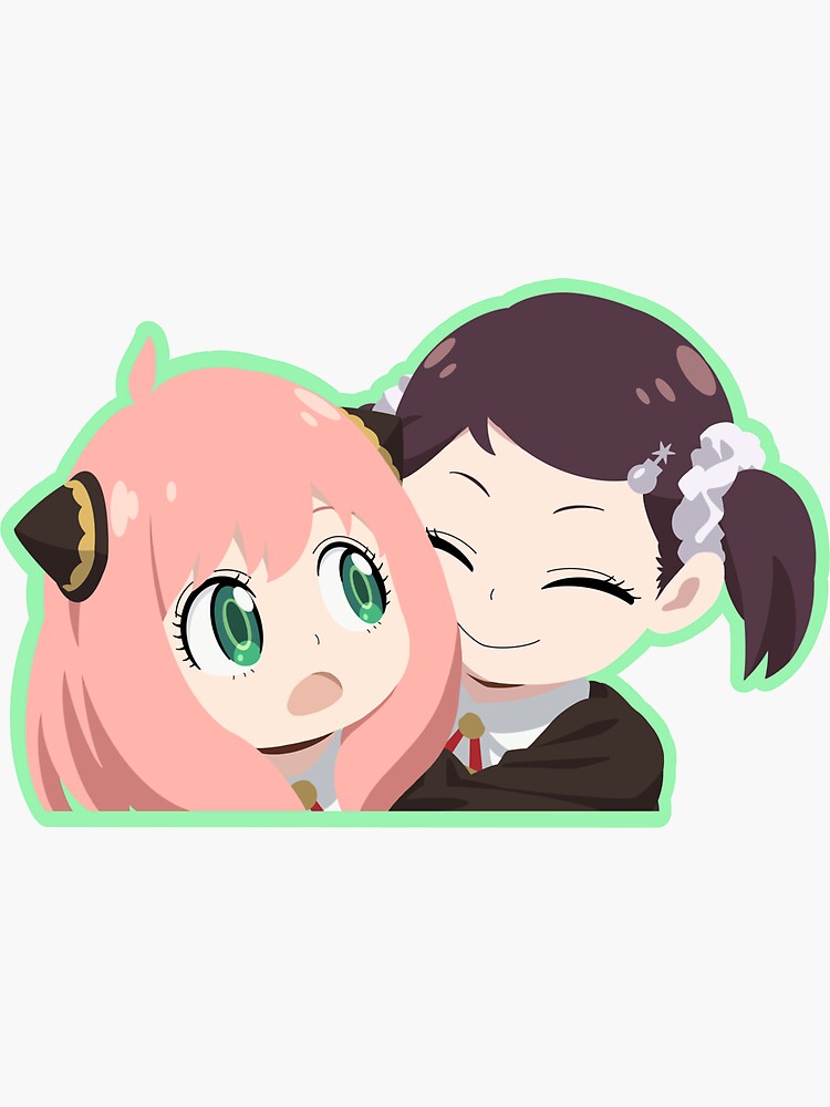 "Anya Forger and Becky Blackwell - Spy x Family" Sticker for Sale by ...