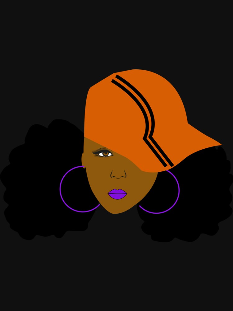 "Afro Puffs Baseball Cap Sticker" T-shirt for Sale by janlzmaude ...