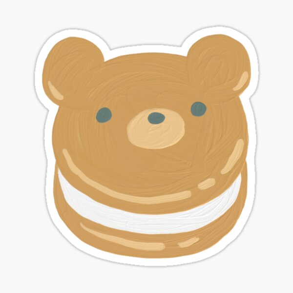 "Bear Ice Cream Sandwich" Sticker for Sale by Zuperbear3 | Redbubble