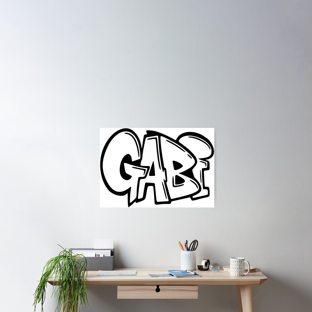"Gabi - Graffiti Name Design" Poster for Sale by NameThatShirt | Redbubble