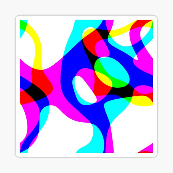 "Neon, Bright Primary Colors, White Background, Psychedelic, Colorful ...