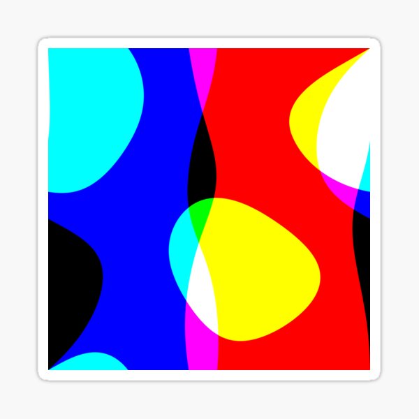 "Neon, Bright Primary Colors, Black Background, Linear, Psychedelic ...