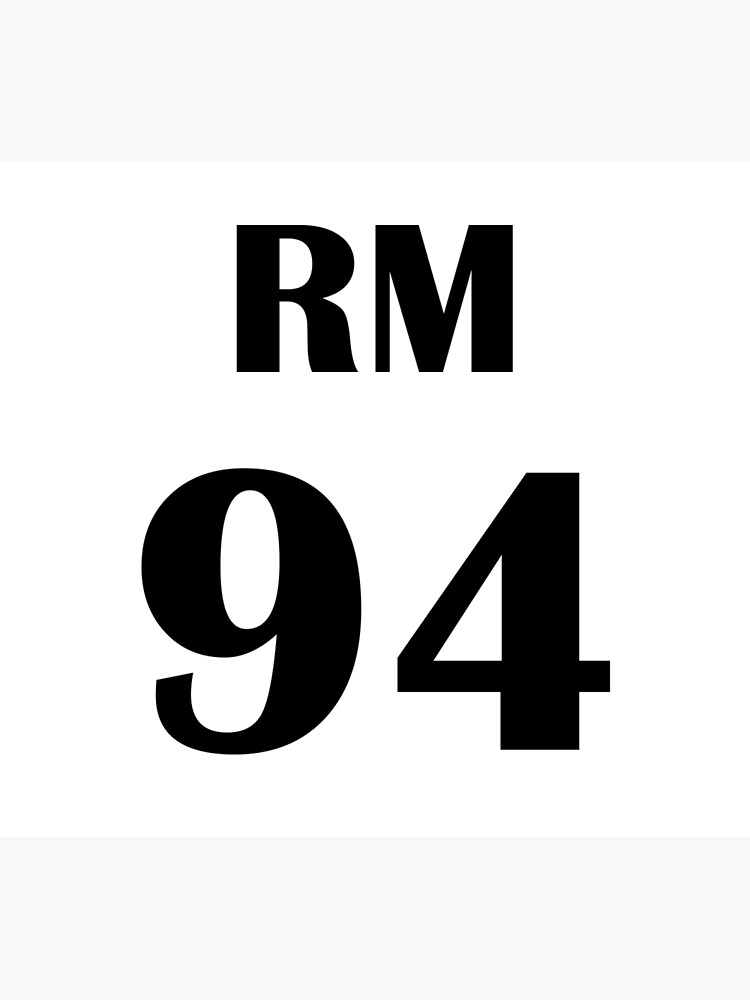 "RM 94 BTS" Poster by babysugarsweet | Redbubble