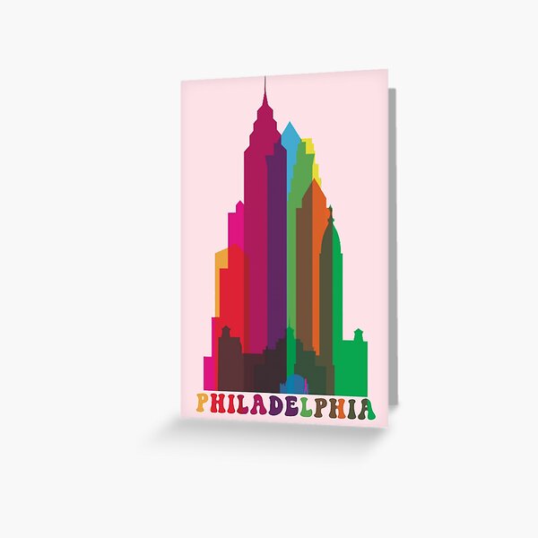 "Philadelphia city Skylines logo" Greeting Card for Sale by ...