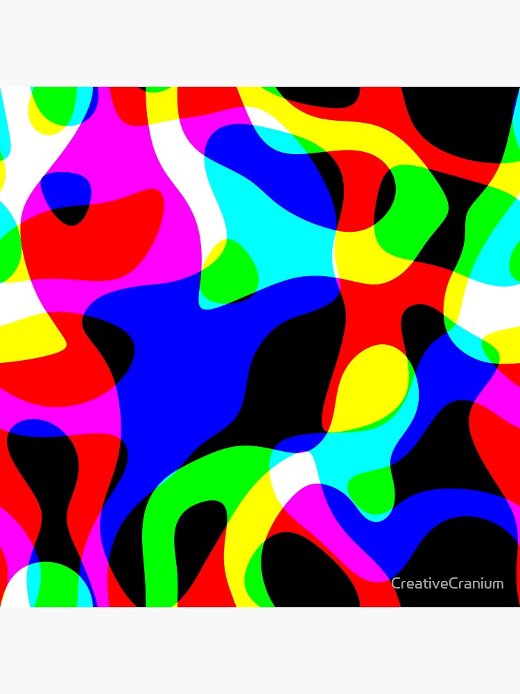 "Neon, Plasma, Small Print, Bright Primary Colors, Psychedelic ...