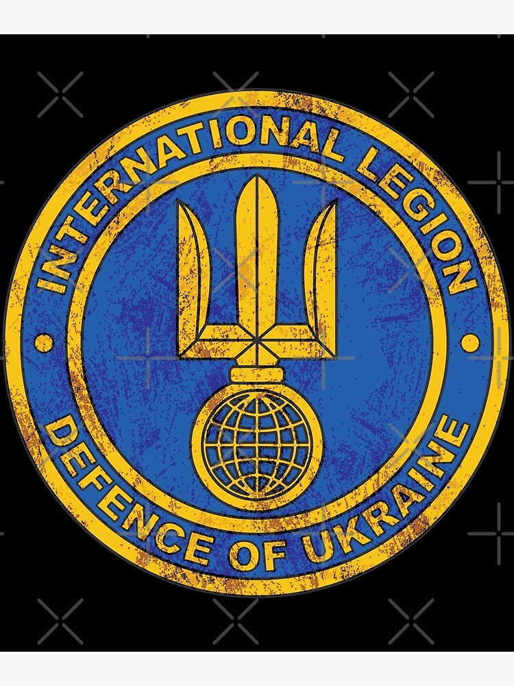 "International Legion of Ukraine" Poster for Sale by artado | Redbubble