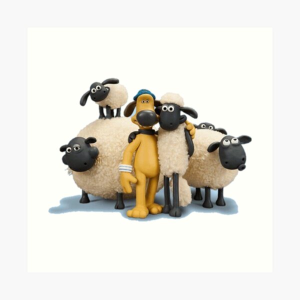 "Shaun x family" Art Print for Sale by Waynesrans | Redbubble