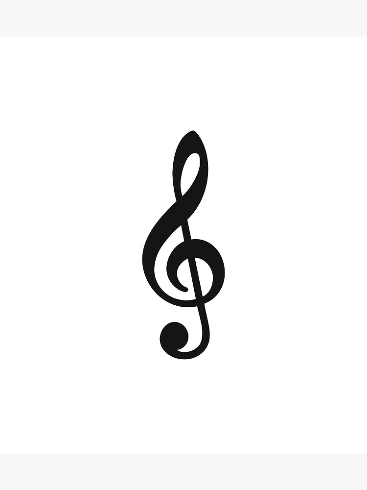 Treble Cleff Poster For Sale By Alexandra024 Redbubble