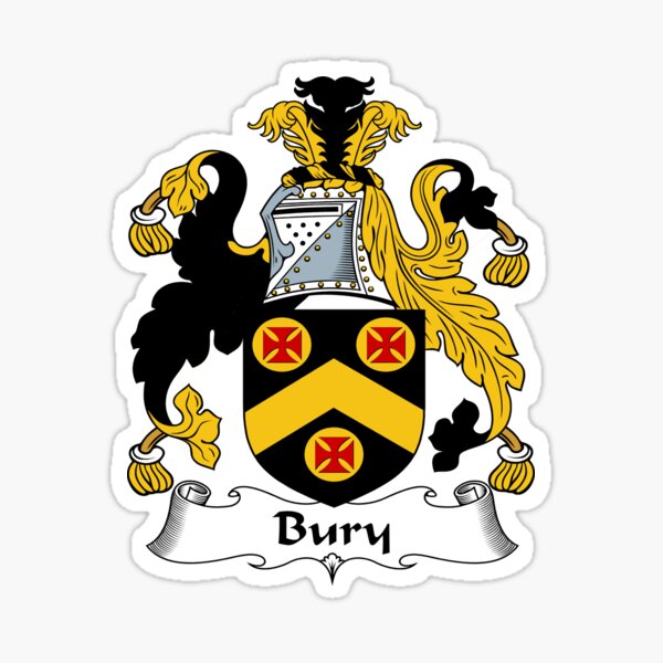 "Bury " Sticker for Sale by HaroldHeraldry | Redbubble