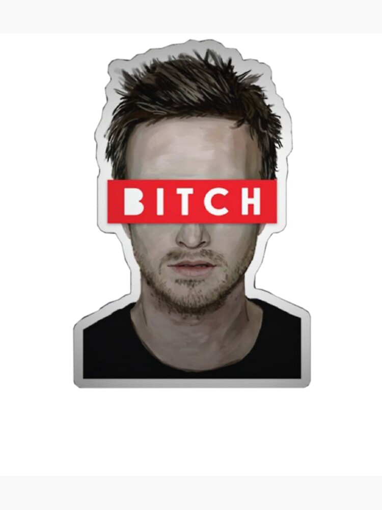 Jesse Pinkman Bitch Of Breaking Bad Sticker For Sale By Sendesigna