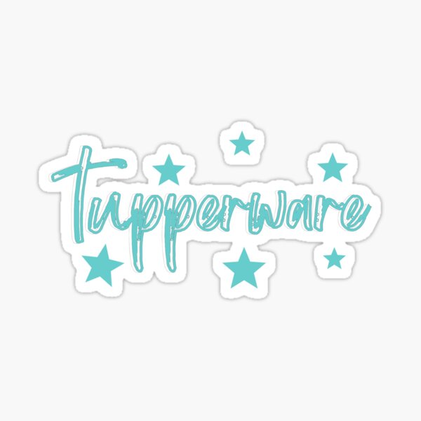 "Tupperware Reps Blue Stars Products and Merchandise" Sticker for Sale ...