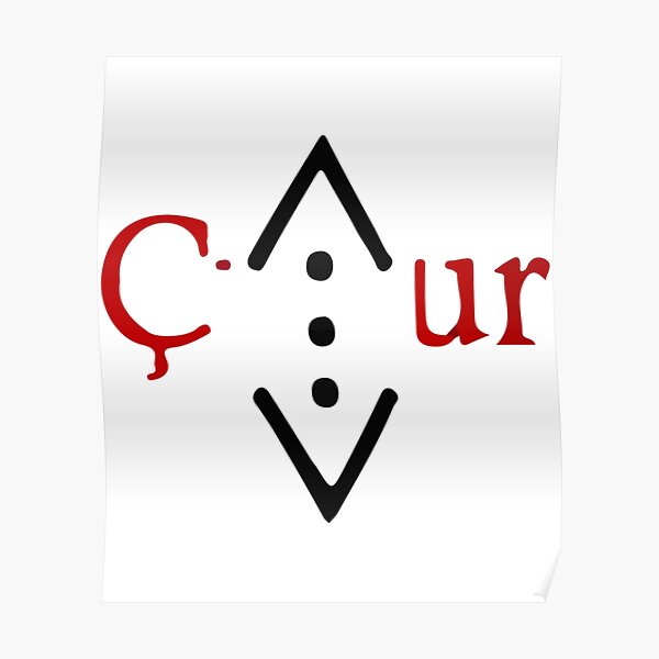 "Bayram The Pit Cukur symbol tattoo " Poster for Sale by Aliappes ...