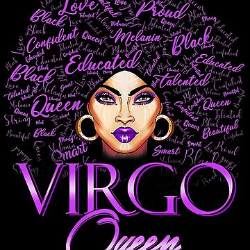"Virgo Queen Funny Purple Virgo Zodiac" Poster for Sale by adxota ...