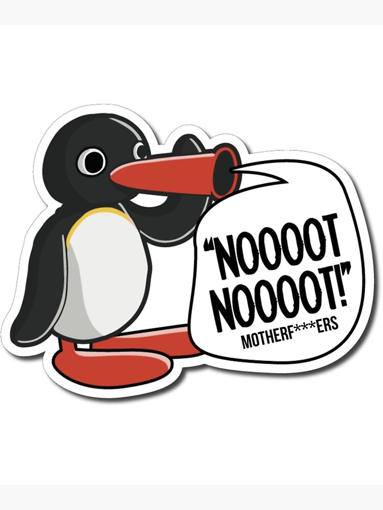 "NOOT NOOT PINGU " Poster for Sale by CaroolBakker | Redbubble