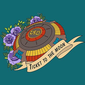 "ELO Spaceship " Poster for Sale by BurnsBethArt | Redbubble