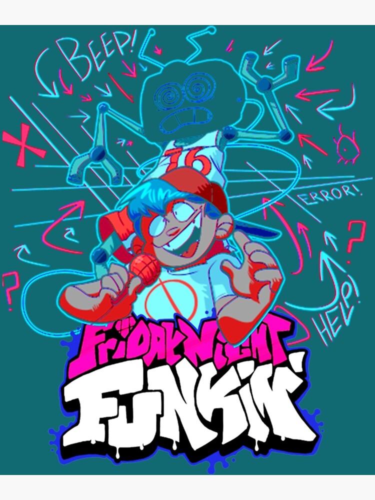 "Friday Night Funkin Fat Boyfriend " Poster for Sale by BurnsBethArt ...
