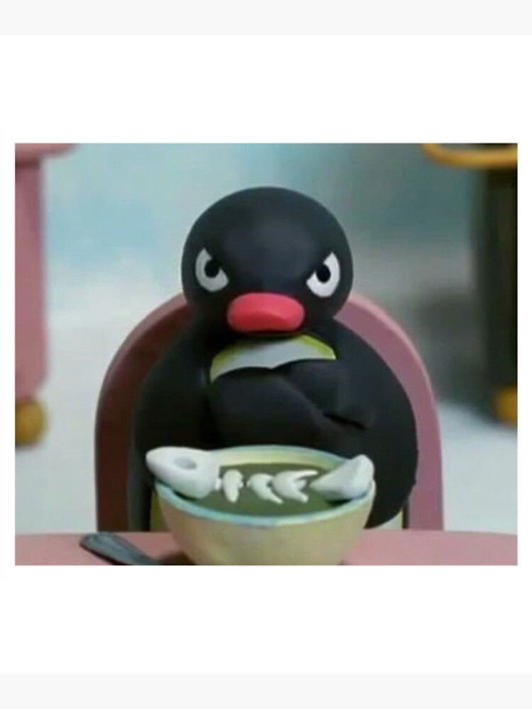 "Pingu The Penguin Angry - Noot Noot " Poster for Sale by CaroolBakker ...