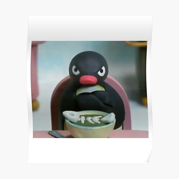 "Pingu The Penguin Angry - Noot Noot " Poster for Sale by CaroolBakker ...