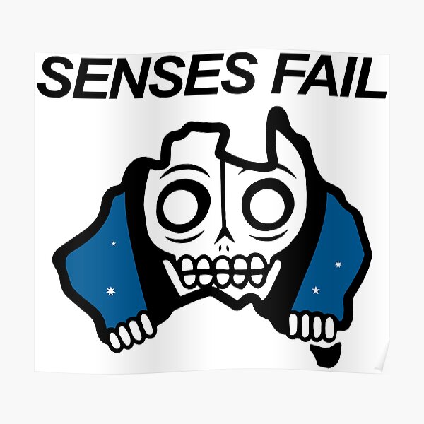 "SENSES FAIL - BAND" Poster for Sale by KoleMcClure | Redbubble