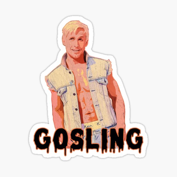 "Ryan Gosling" Sticker for Sale by Lorigough | Redbubble
