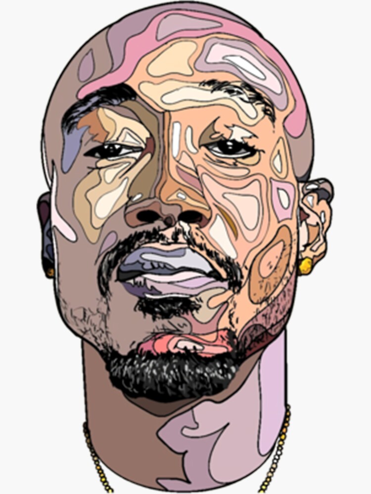 "freddie gibbs" Sticker for Sale by EvansBethanyArt | Redbubble