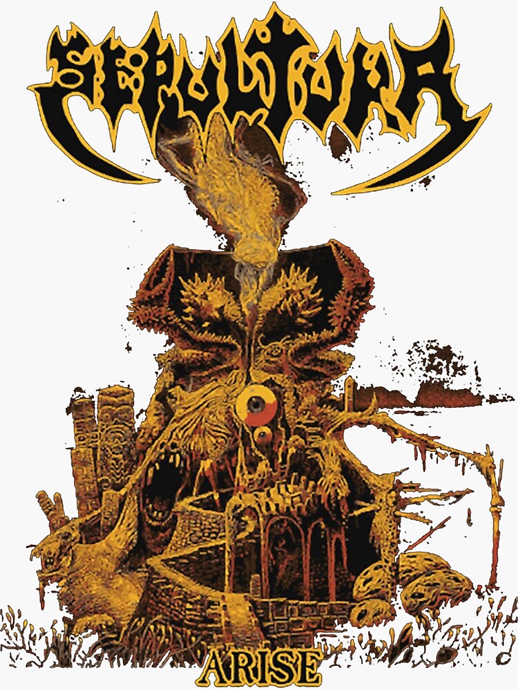 "Arise Sepultura" Sticker for Sale by CynthiaLittlev | Redbubble