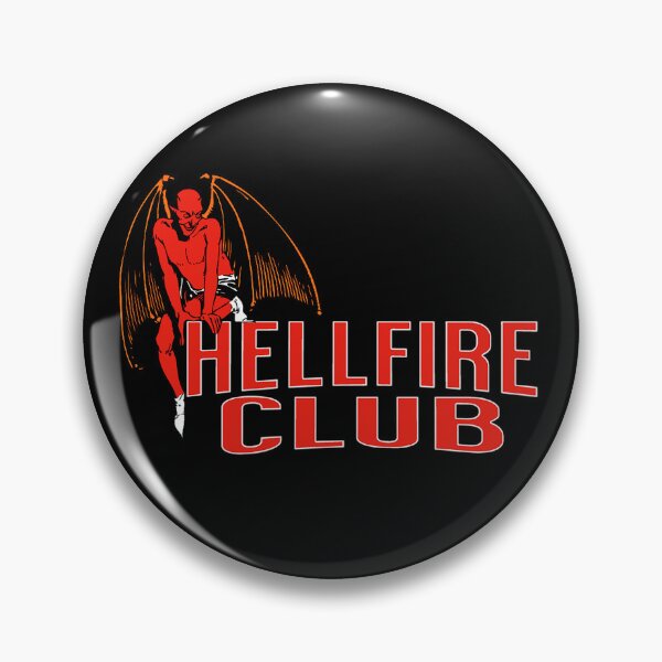"Hellfire Club" Pin for Sale by frigamribe88 | Redbubble