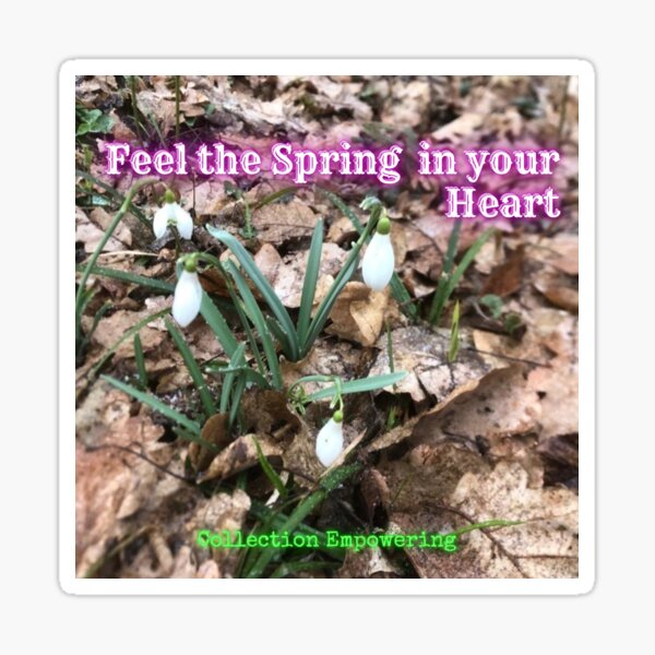 "5. Feel the Spring in your Heart - Collection Empowering" Sticker for ...