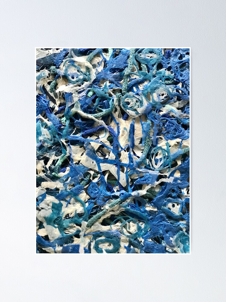 "Microplastics" Poster for Sale by peixeazul | Redbubble