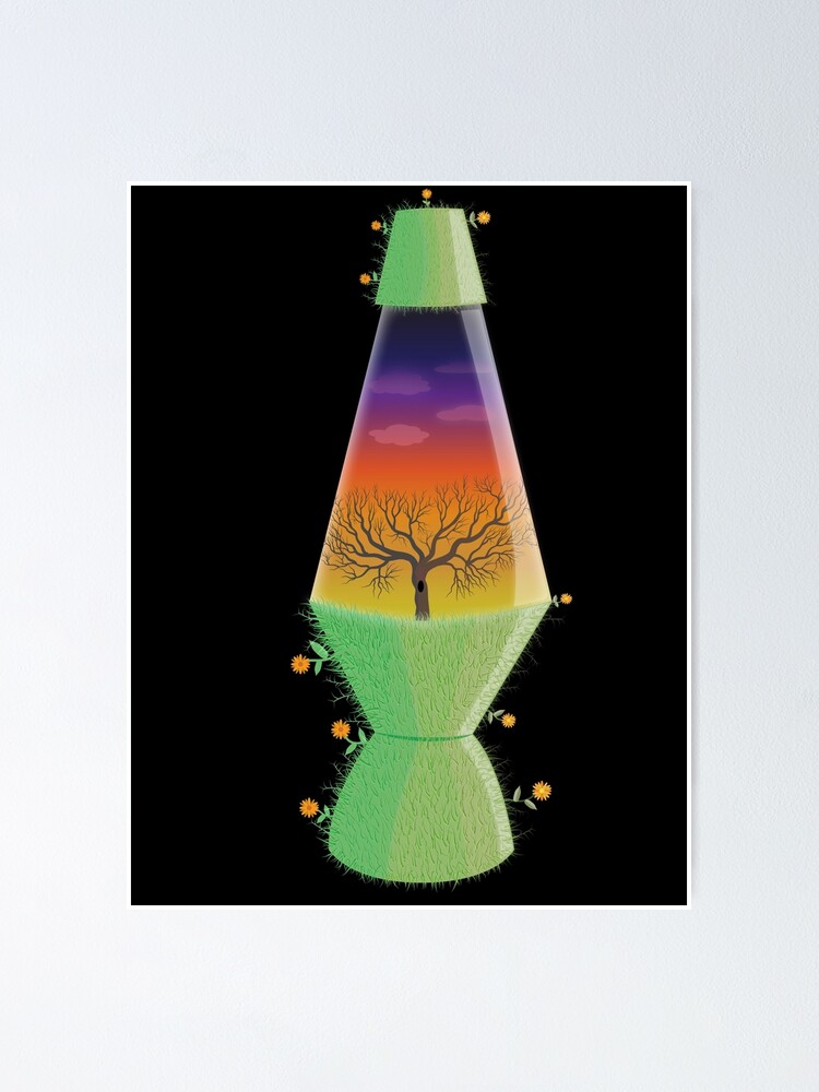 "Unrealistic Lava Lamp " Poster for Sale by DragonDM | Redbubble