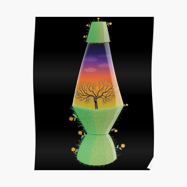 "Unrealistic Lava Lamp " Poster for Sale by DragonDM | Redbubble