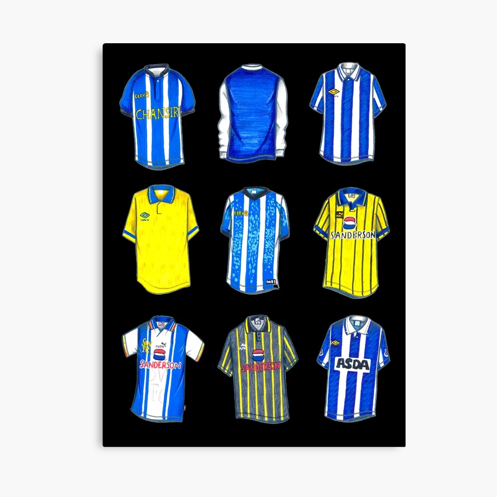 100 x Sheffield Wednesday Ultra Style Stickers inspired by Poster ...
