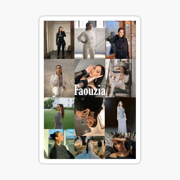 "Faozia Is Modelling" Sticker for Sale by kimmbone | Redbubble