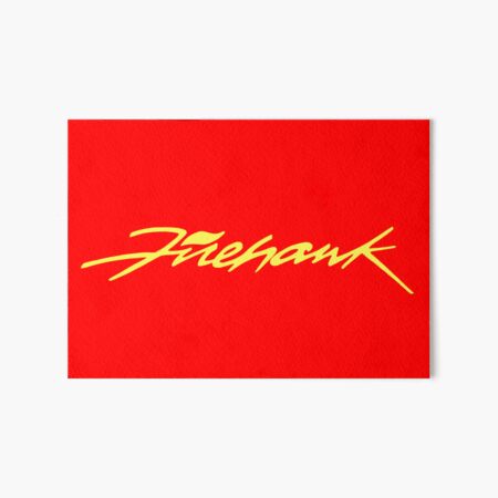 "Pontiac Firebird Firehawk Logo in Yellow on breast" Art Board Print by ...