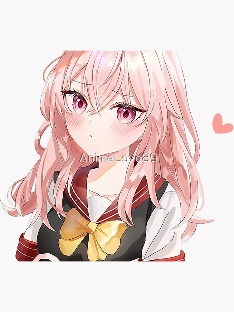 "Sajuna Inui Cute Kawaii Peeker" Sticker for Sale by AnimeLove89 ...